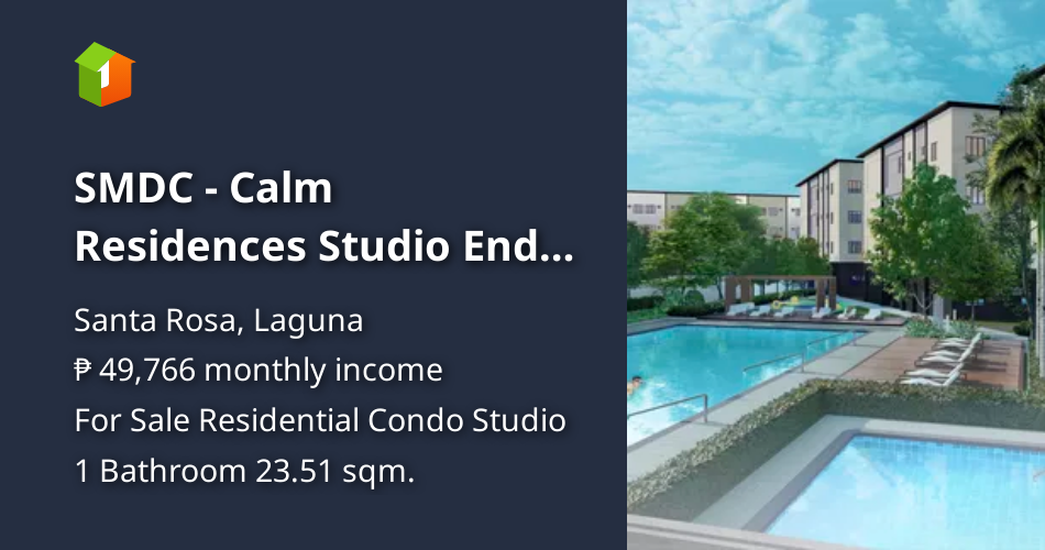 SMDC - Calm Residences Studio End Unit [Condos 🏙️] (December 2024) in ...