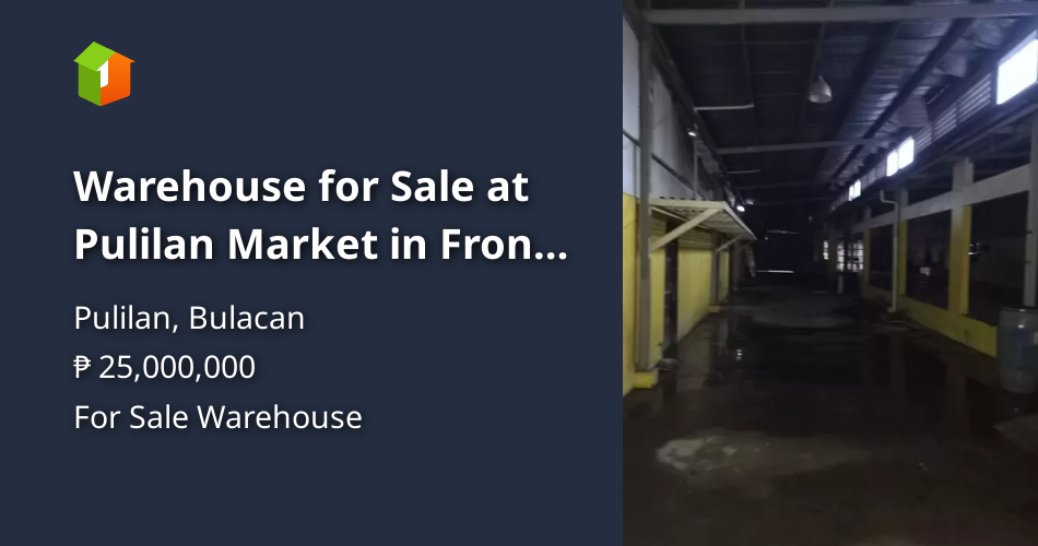 Warehouse for Sale at Pulilan Market in Front of Robinsons Pulilan ...