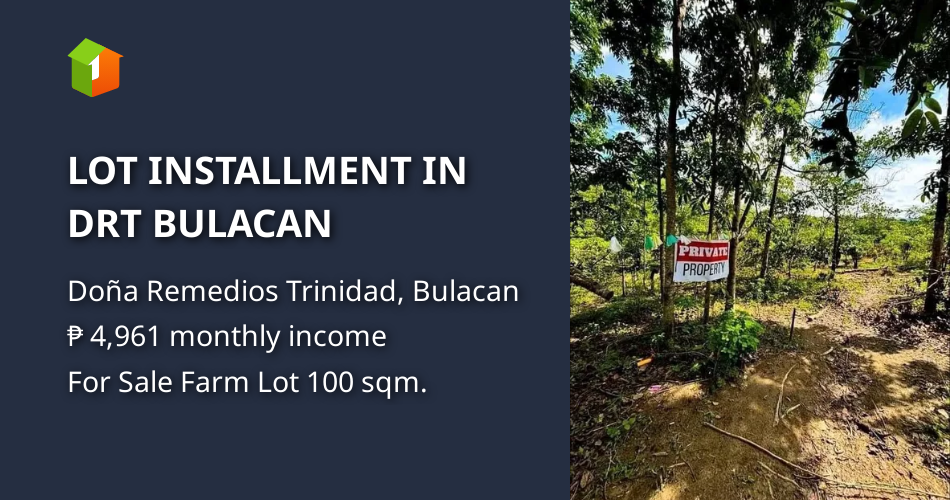 LOT INSTALLMENT IN DRT BULACAN [Lots 🚜] (September 2024) in Doña ...