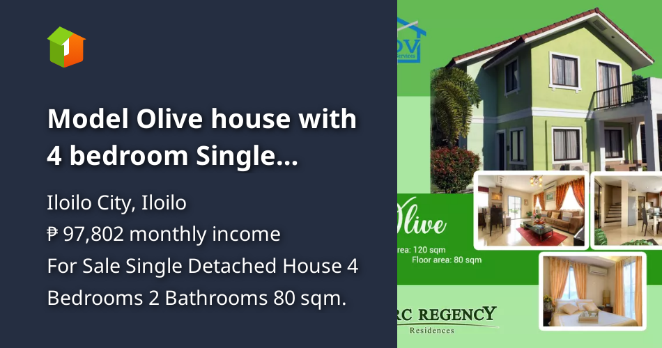 Model Olive house with 4 bedroom Single Detached House [Houses and Lots ...