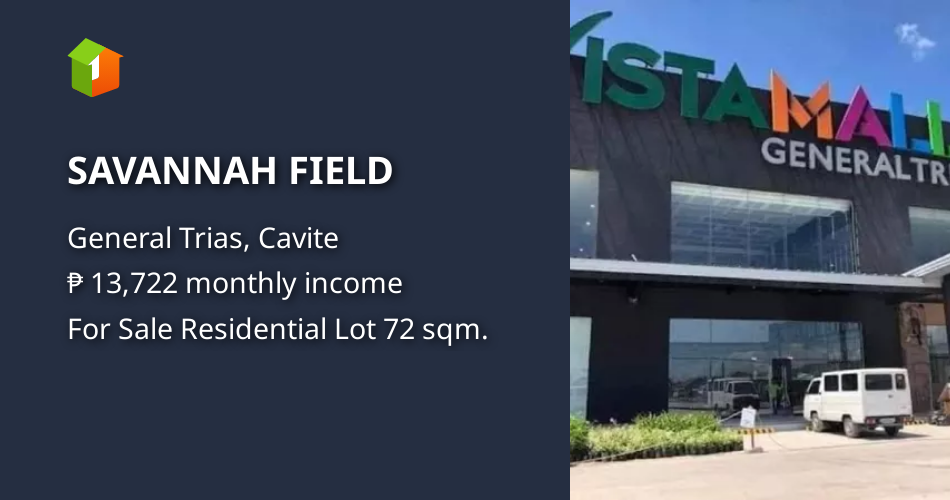 SAVANNAH FIELD [Lots 🚜] (November 2025) in General Trias, Cavite for sale