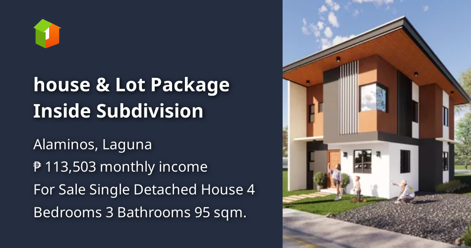 House & Lot Package Inside Subdivision [Houses and Lots 🏘️] (January ...