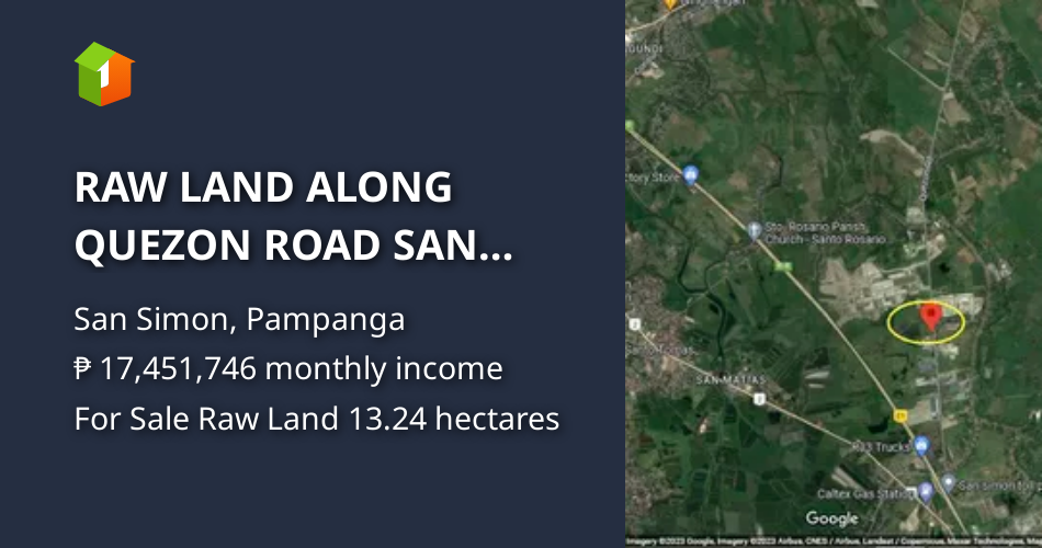 Raw Land Along Quezon Road San Simon Pampanga Ideal For Indistrial Use Lots 🚜 March 2025 In