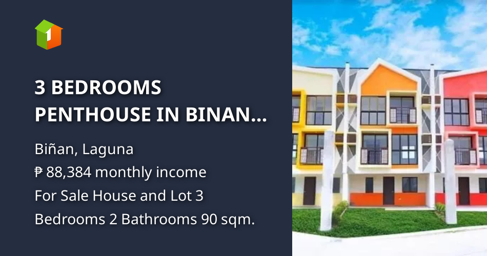 3 BEDROOMS PENTHOUSE IN BINAN LAGUNA [Houses and Lots 🏘️] (November ...