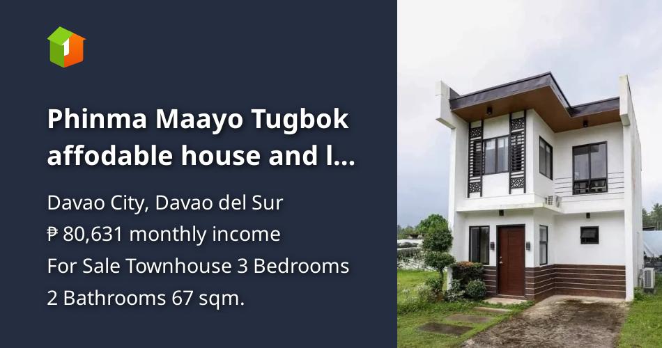 Phinma Maayo Tugbok affodable house and lot in Davao [Houses and Lots 🏘 ...