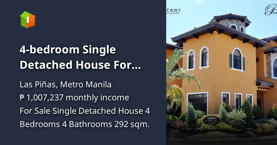 4-bedroom Single Detached House For Sale in Las Pinas Metro Manila ...