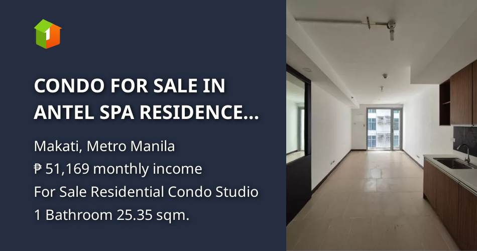 CONDO FOR SALE IN ANTEL SPA RESIDENCES MAKATI [Condos 🏙️] (April 2025 ...