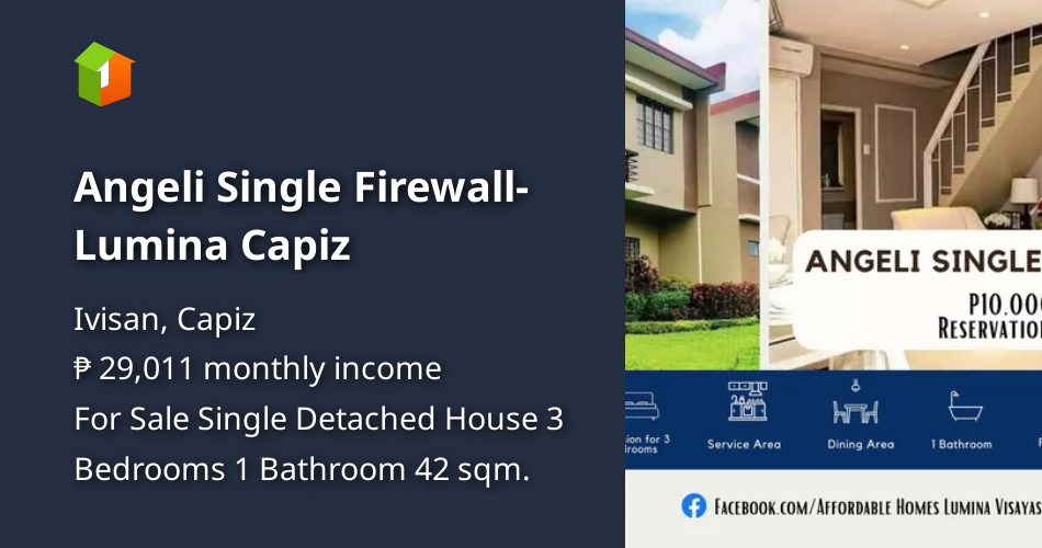 Angeli Single Firewall- Lumina Capiz [House and Lot 🏘️] (February 2022 ...