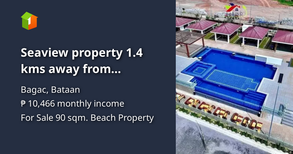 Seaview property 1.4 kms away from Beachfront [Beach Properties 🏖️ ...