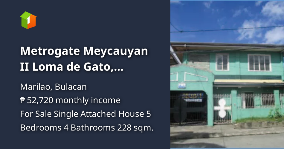Metrogate Meycauyan II Loma de Gato, Marilao, Bulacan [Houses and Lots ...