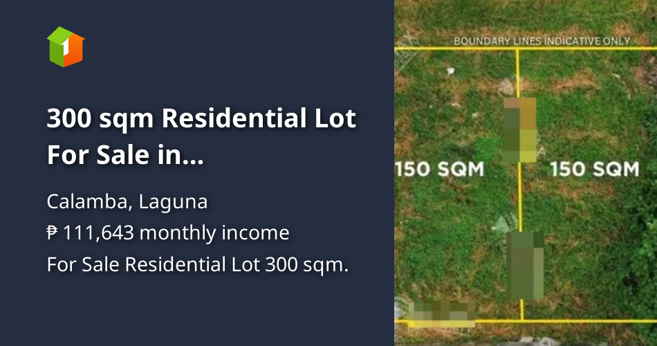 300 sqm Residential Lot For Sale in MorningFields Subdivision Calamba ...