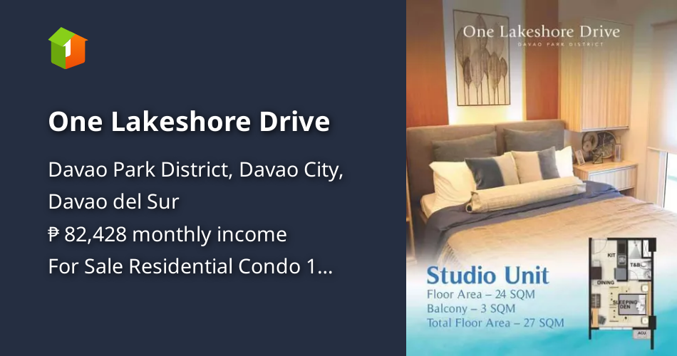 One Lakeshore Drive [Condos 🏙️] (July 2023) in Davao Park District ...
