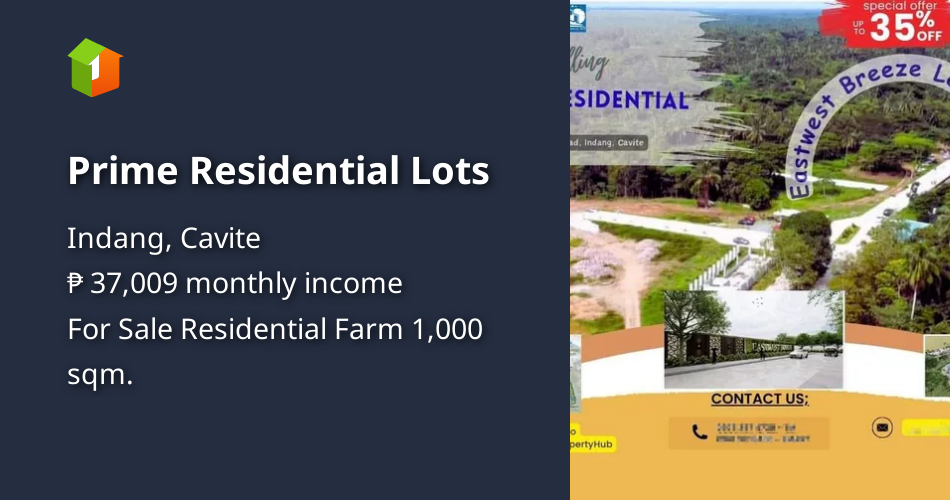Prime Residential Lots [Lots 🚜] (March 2025) in Indang, Cavite for sale