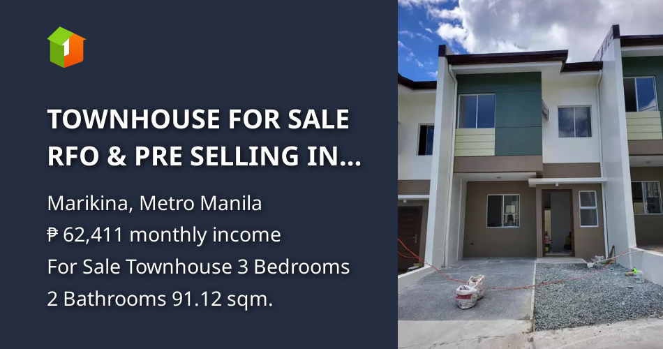 TOWNHOUSE FOR SALE RFO & PRE SELLING IN BULACAN EMINENZA PHASE 2 ...