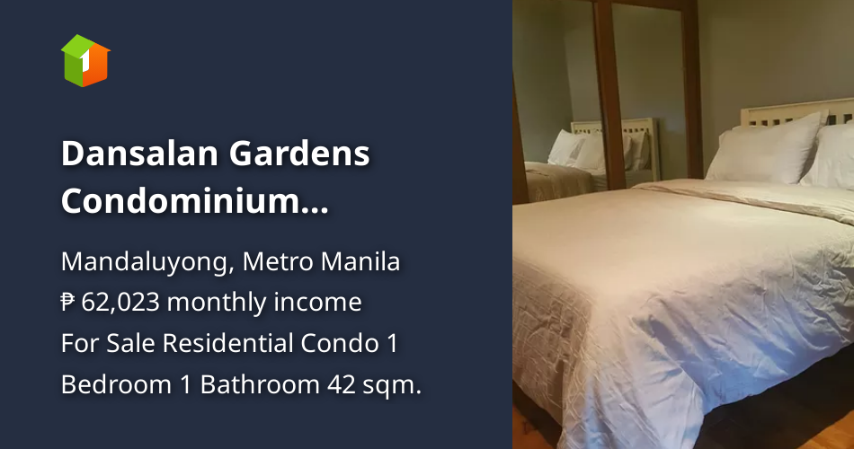 Dansalan Gardens Condominium Mandaluyong near BGC Makati [Condos 🏙️ ...