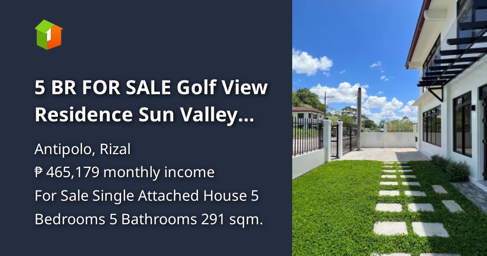 5 BR FOR SALE Golf View Residence Sun Valley Antipolo City [Houses and ...