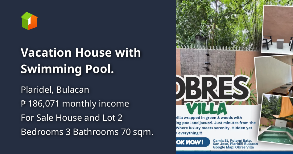 Vacation House with Swimming Pool. [Houses and Lots 🏘️] (November 2025 ...