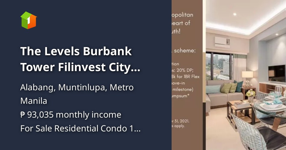 The Levels Burbank Tower Filinvest City Alabang [Condos 🏙️] (January ...