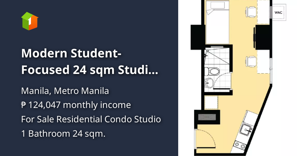 Modern Student-Focused 24 sqm Studio Unit Condo in Manila's University ...