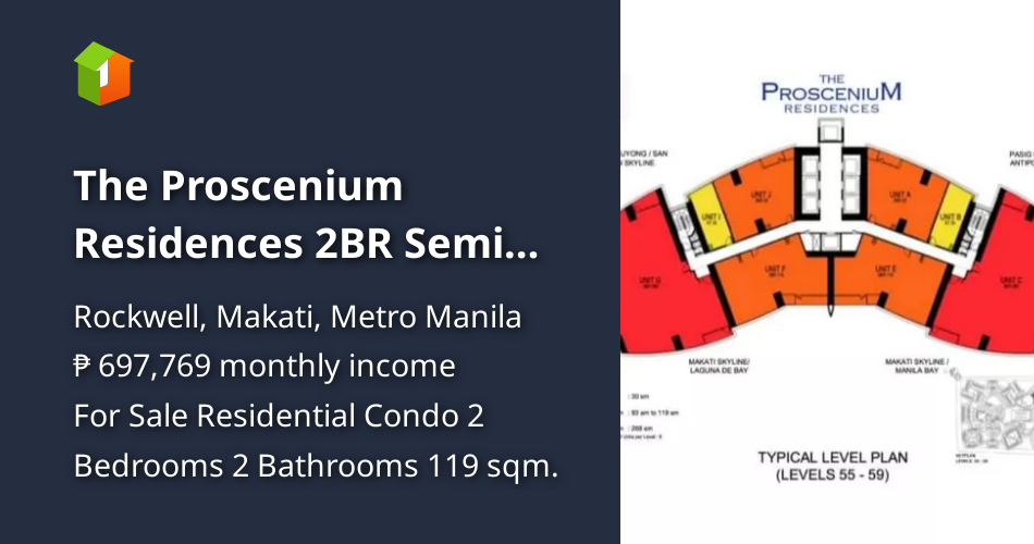 The Proscenium Residences 2BR Semi Penthouse for sale [Condos 🏙️] (July ...