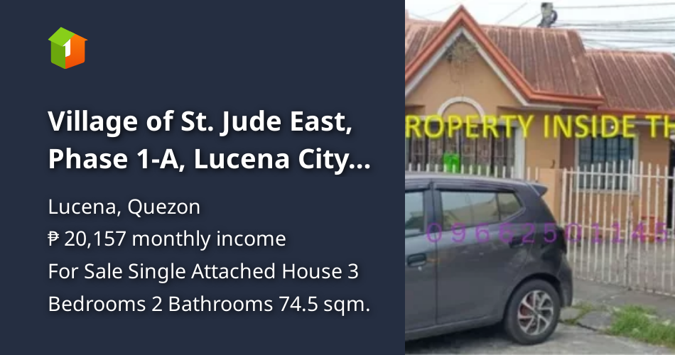 Village of St. Jude East, Phase 1-A, Lucena City, Quezon [Houses and ...