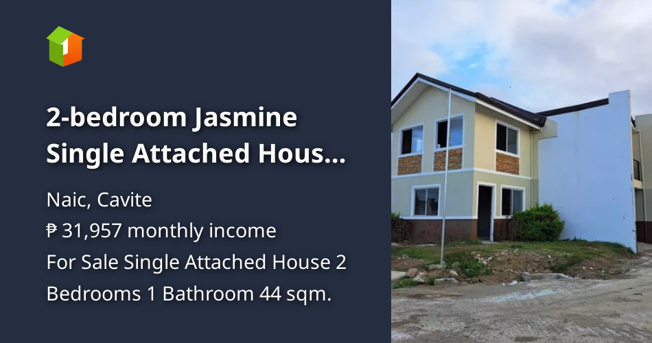 2-bedroom Jasmine Single Attached House For Sale in Naic Country Homes ...