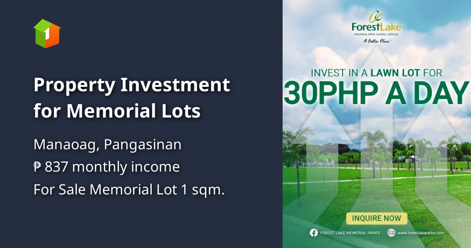 Property Investment for Memorial Lots [Lots 🚜] (April 2026) in Manaoag ...