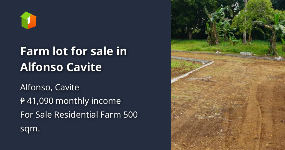Farm lot for sale in Alfonso Cavite [Lots 🚜] (April 2024) in Alfonso, Cavite for sale