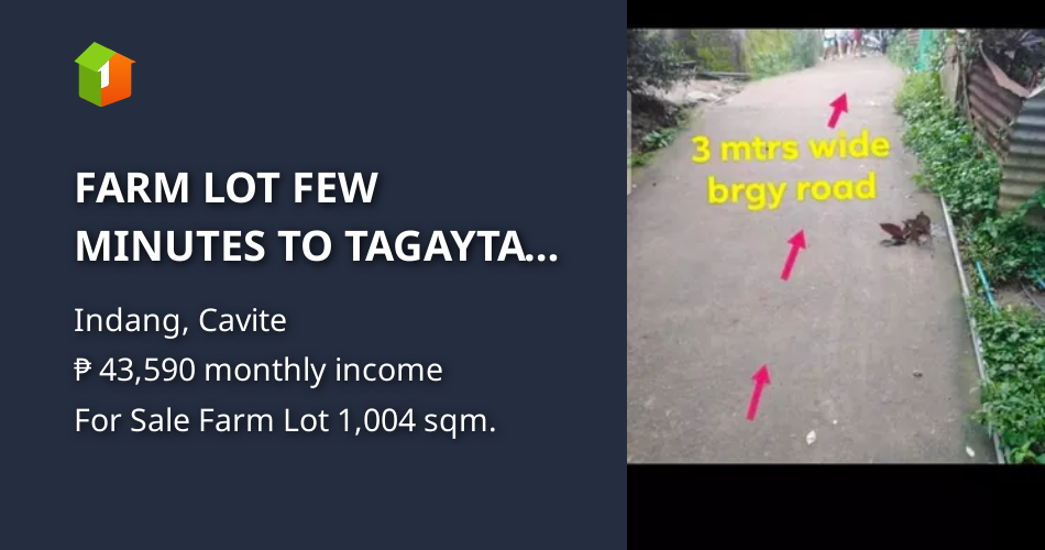 FARM LOT FEW MINUTES TO TAGAYTAY at Kayquit 2 Indang Cavite [Lots 🚜 ...