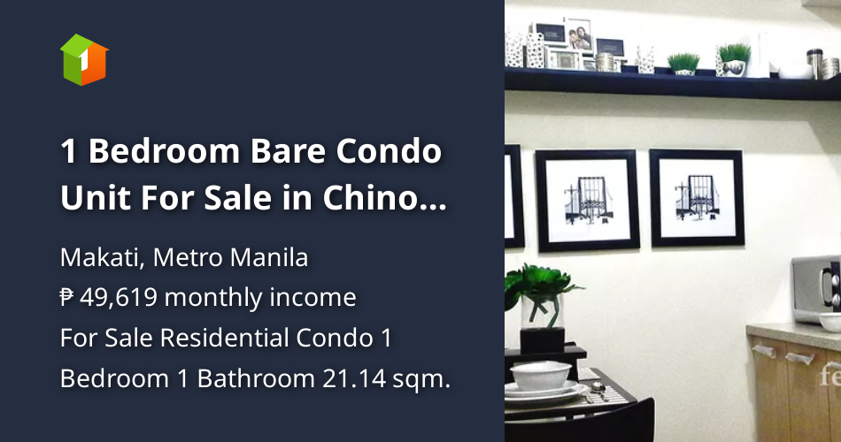 1 Bedroom Bare Condo Unit For Sale in Chino Roces Ave., Makati City ...