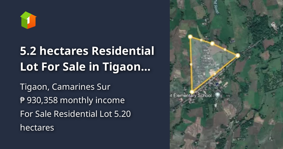 5.2 hectares Residential Lot For Sale in Tigaon Camarines Sur [Lots 🚜 ...