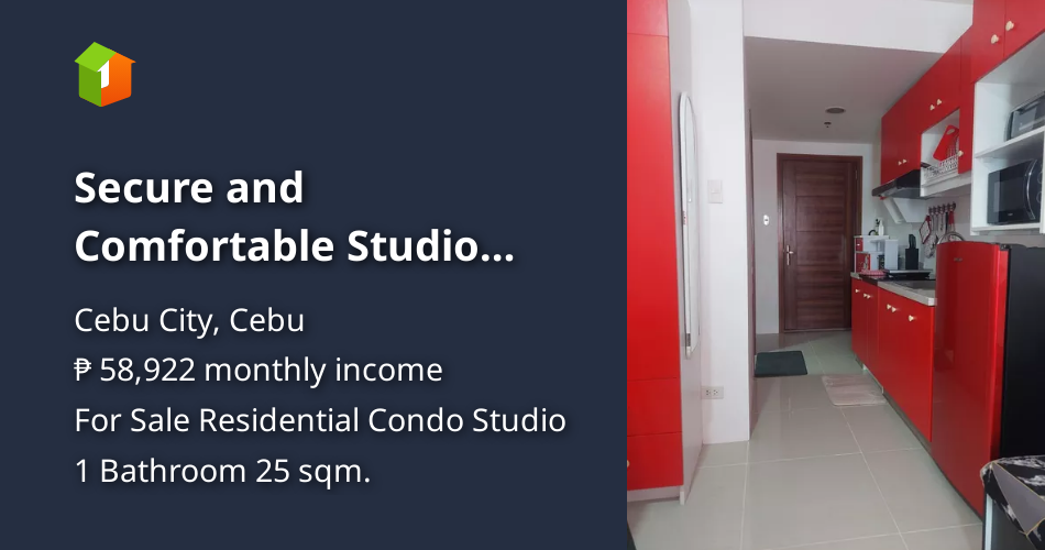 Secure and Comfortable Studio Unit, AirBNB Ready [Condos 🏙️] (October ...