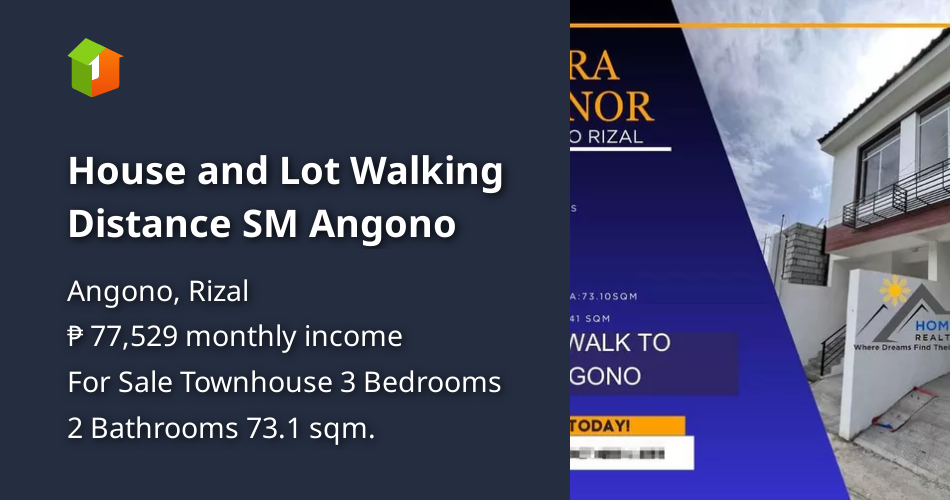House and Lot Walking Distance SM Angono [Houses and Lots 🏘️] (October ...