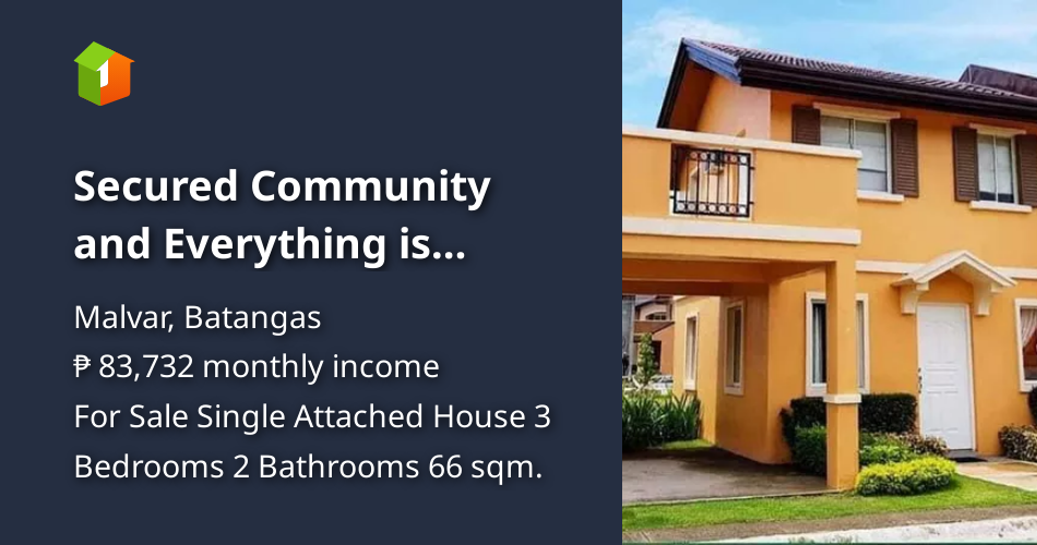 Secured Community and Everything is within reach [Houses and Lots 🏘️ ...
