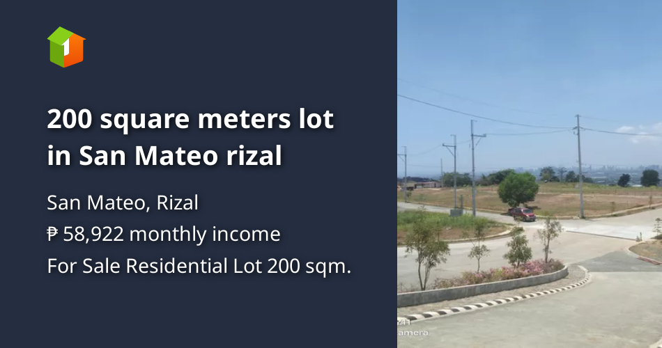 200 square meters lot in San Mateo rizal [Lots 🚜] (May 2023) in San ...