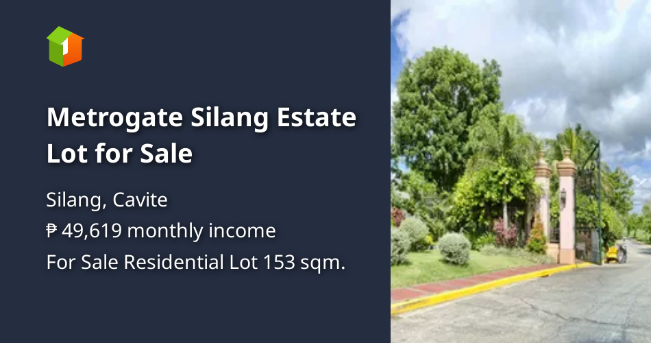 Metrogate Silang Estate Lot for Sale [Lots 🚜] (February 2025) in Silang ...