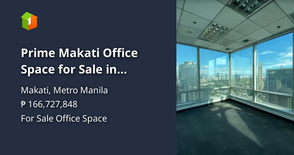 Prime Makati Office Space for Sale in Philamlife Tower, Makati ...