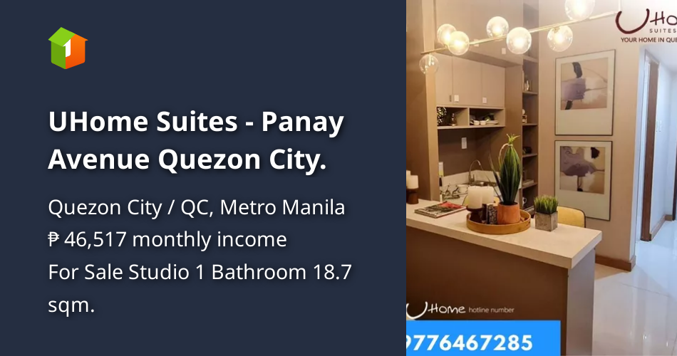 UHome Suites - Panay Avenue Quezon City. [Condos 🏙️] (September 2021 ...