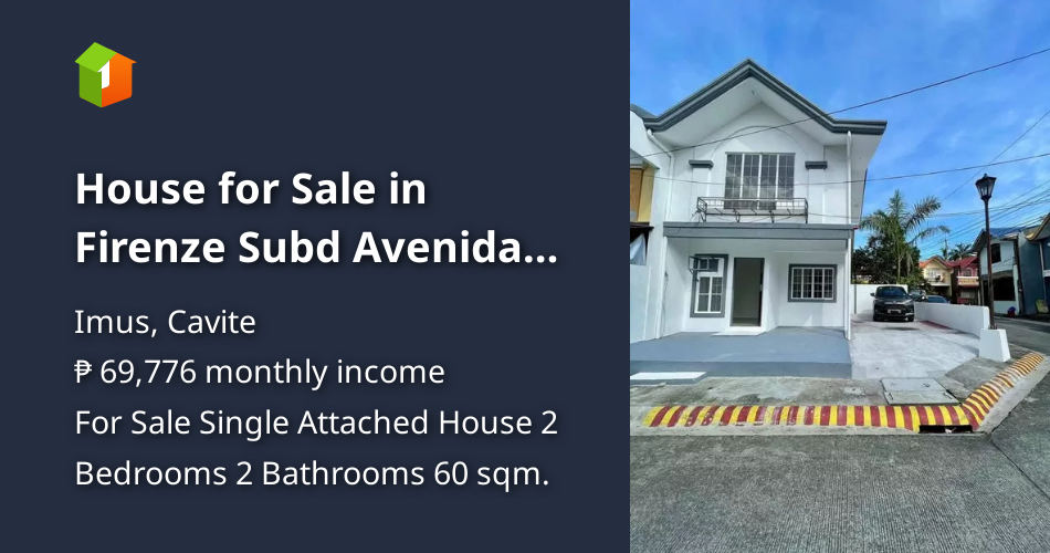 House for Sale in Firenze Subd Avenida Rizal Imus Cavite [Houses and ...