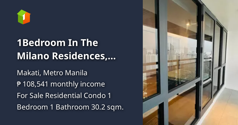 1Bedroom In The Milano Residences, Makati [Condos 🏙️] (January 2023) in ...