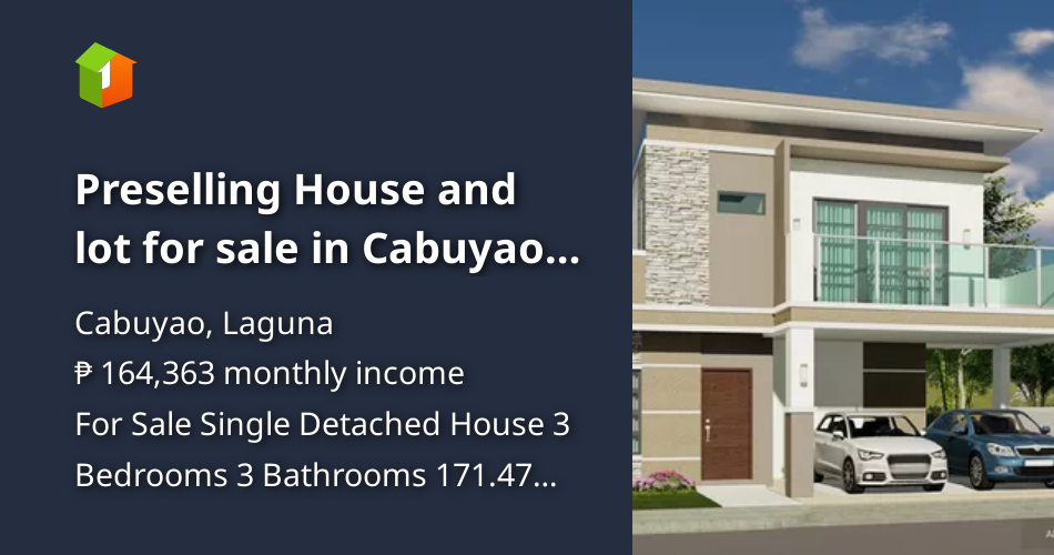 Preselling House and lot for sale in Cabuyao (Julien Model) [Houses and ...