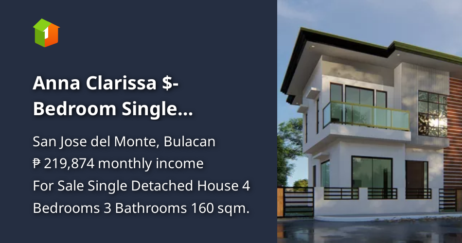 Anna Clarissa $-Bedroom Single Detached House for Sale in San Del Monte Bulacan [Houses and Lots ...