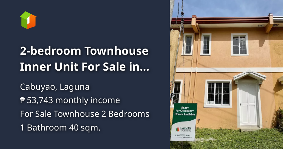 2-bedroom Townhouse Inner Unit For Sale in Cabuyao Laguna [Houses and ...