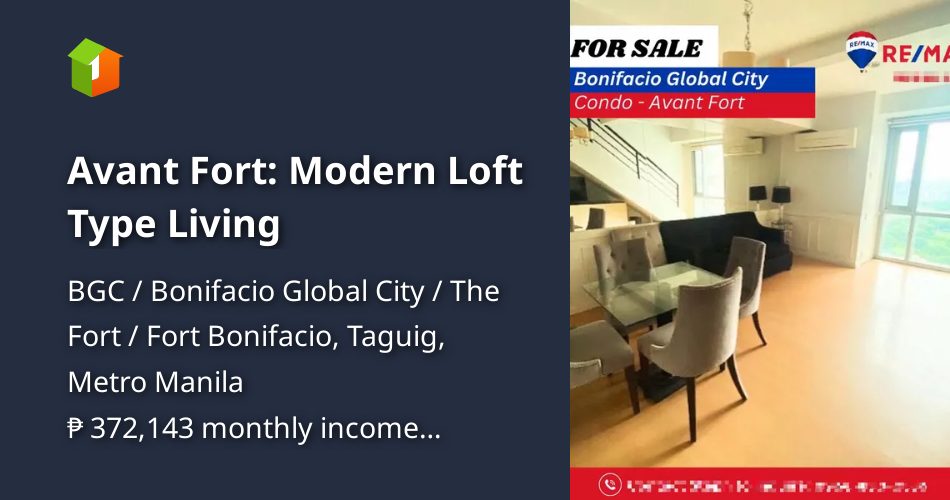 Avant Fort: Modern Loft Type Living [Condos 🏙️] (March 2025) in BGC ...