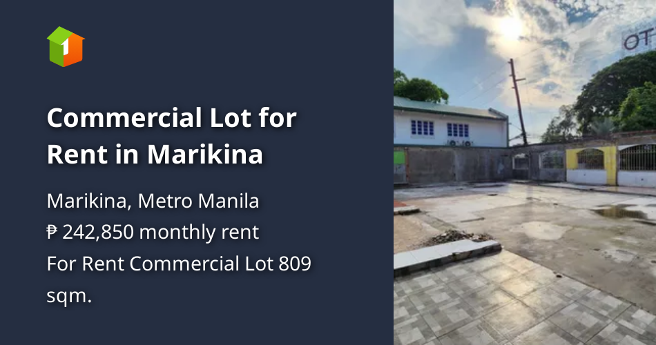 Commercial Lot for Rent in Marikina [Lots 🚜] (April 2024) in Marikina ...