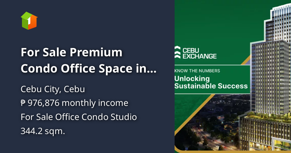 For Sale Premium Condo Office Space in Cebu Exchange Tower, Cebu City ...