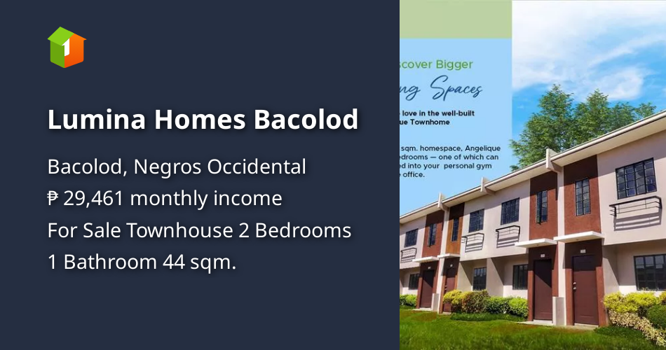Lumina Homes Bacolod [Houses and Lots 🏘️] (June 2023) in Bacolod ...