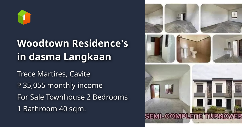 Woodtown Residence's in dasma Langkaan [Houses and Lots 🏘️] (April 2023 ...