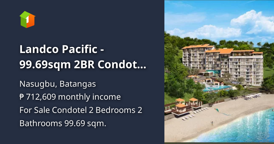 Landco Pacific - 99.69sqm 2BR Condotel For Sale in The Residences at ...