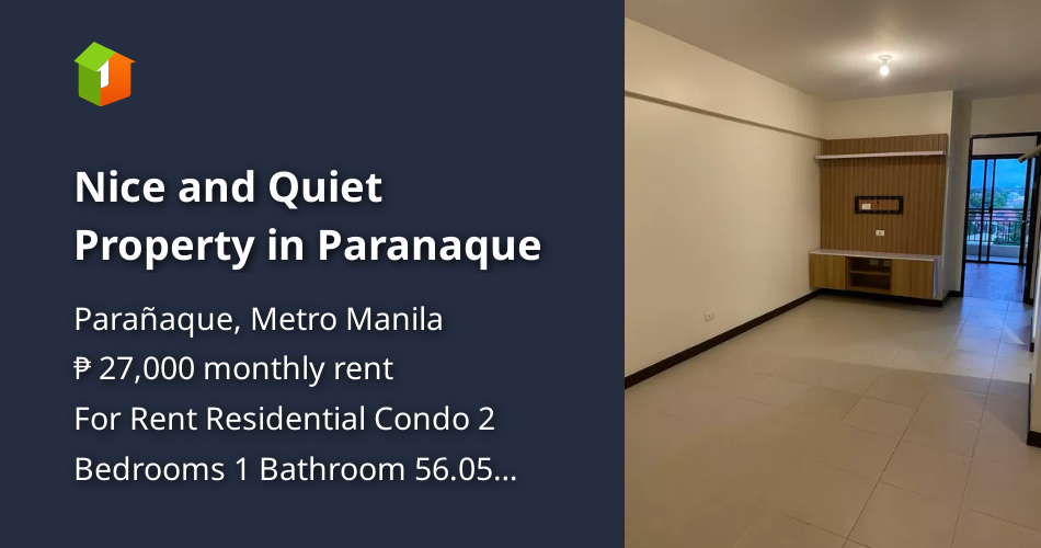 Nice and Quiet Property in Paranaque [Condos 🏙️] (December 2023) in ...